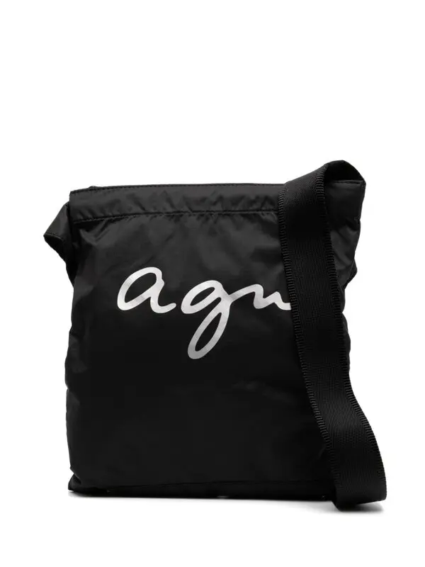 AGNÈS B. Logo-print Messenger Bag