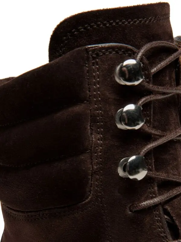 Bally Lace-up Suede Boots