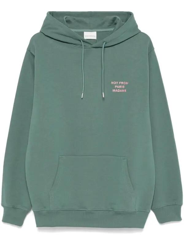 Drole De Monsieur Slogan-print Hoodie
