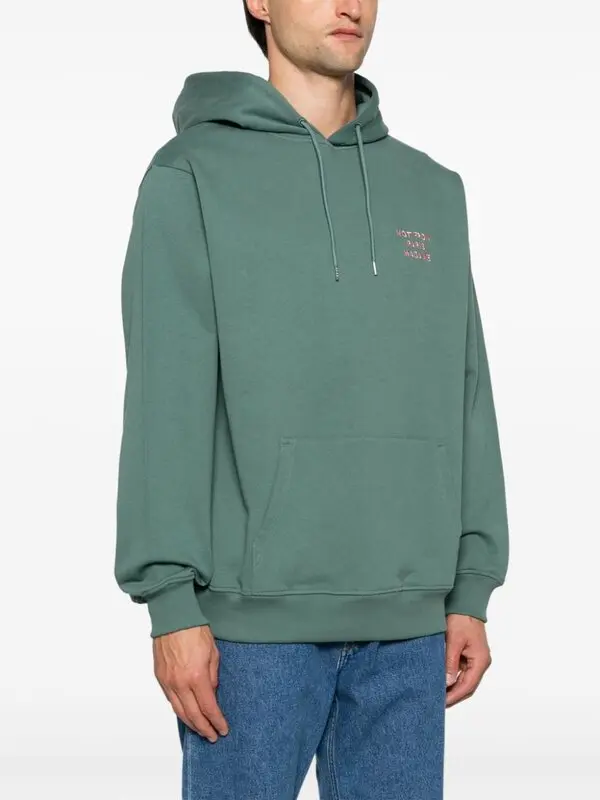Drole De Monsieur Slogan-print Hoodie