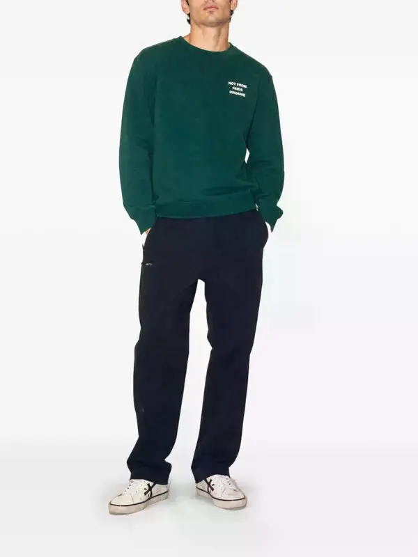 Drole De Monsieur Slogan-print Sweatshirt