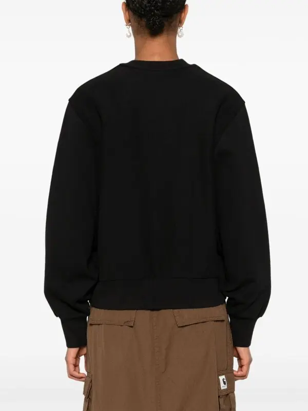 Carhartt Work In Progress American Script Sweatshirt - Black