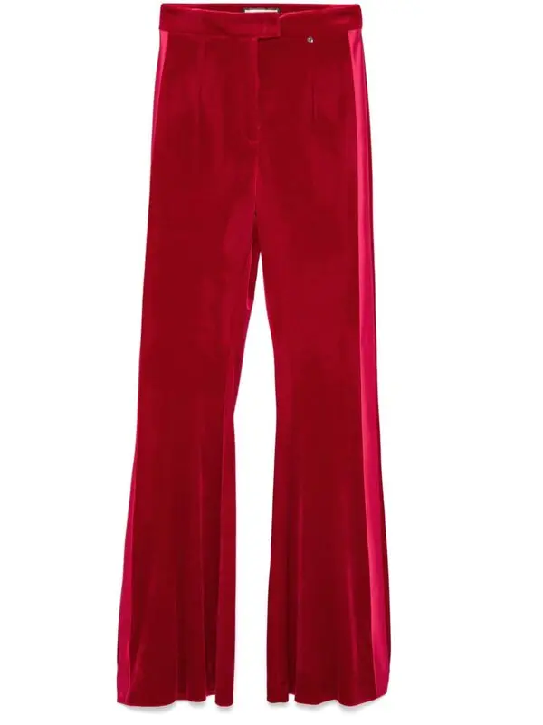 NISSA Flared Velvet Trousers