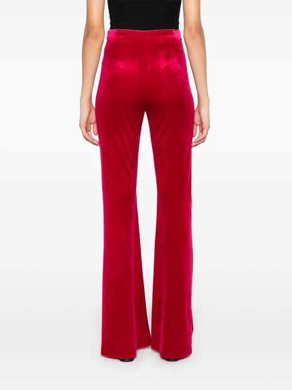 NISSA Flared Velvet Trousers