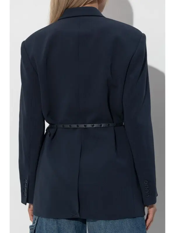 Michael Kors Double-breasted Crepe Blazer