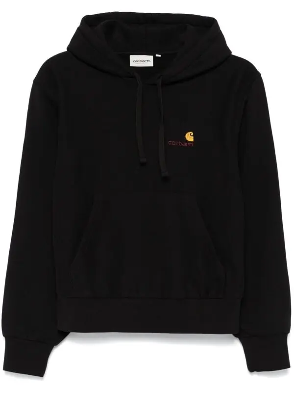 Carhartt Work In Progress American Script Hoodie - Black