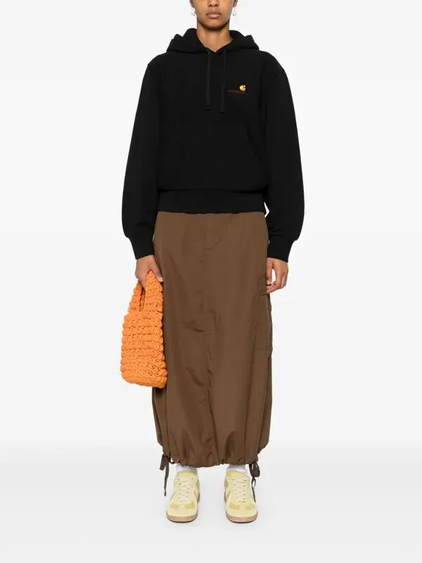 Carhartt Work In Progress American Script Hoodie - Black