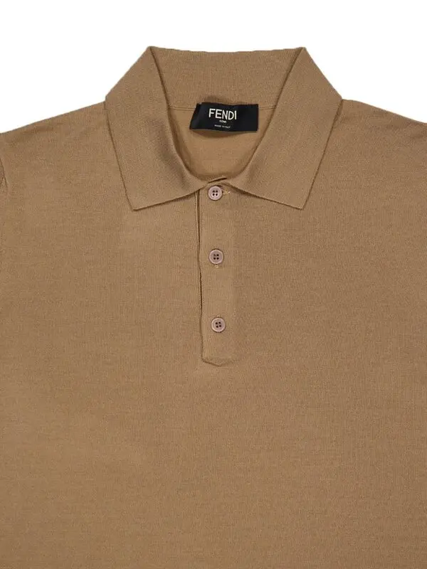 Fendi Ff-embossed Polo Shirt