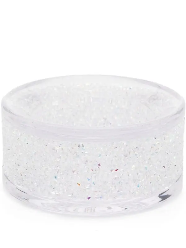 SWAROVSKI Shimmer Tea Light Holder - Silver
