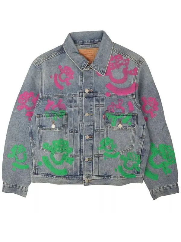 DENIM TEARS Bstroy Type-2 Denim Jacket - Blue