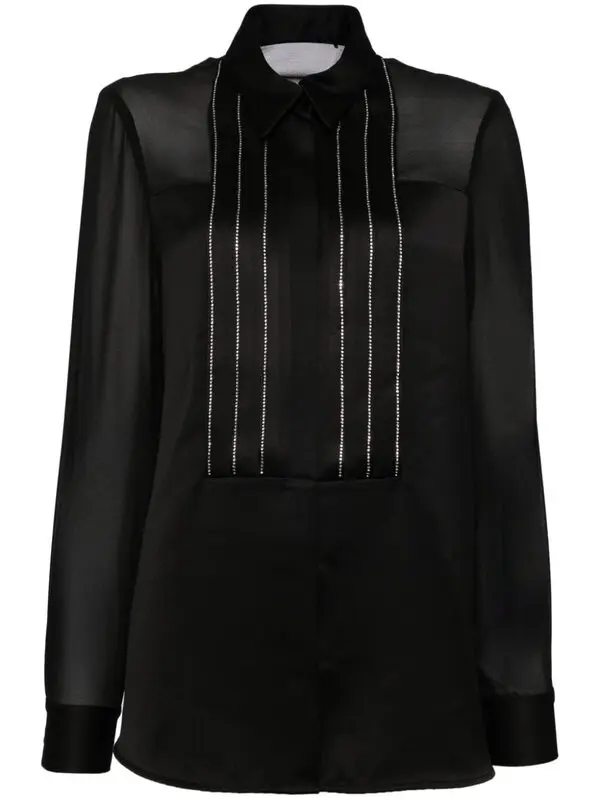 SIMONA CORSELLINI Rhinestone-embellished Shirt