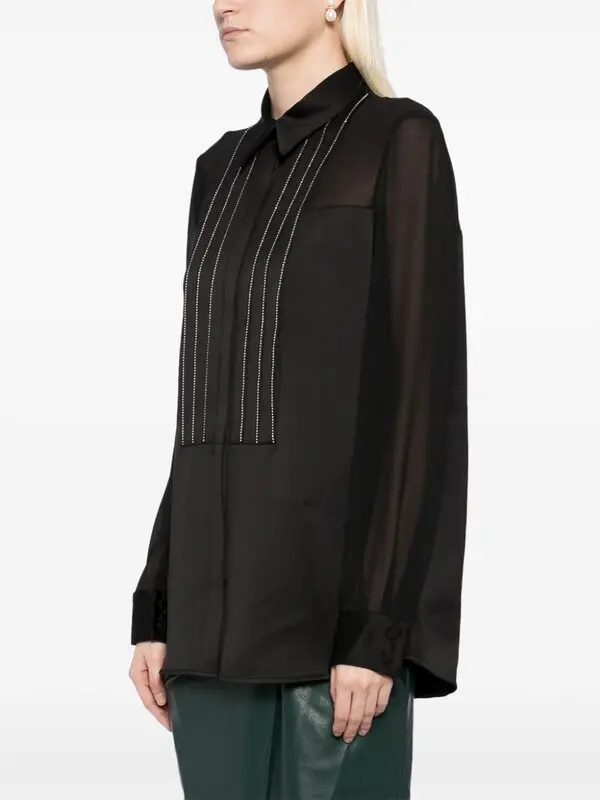 SIMONA CORSELLINI Rhinestone-embellished Shirt