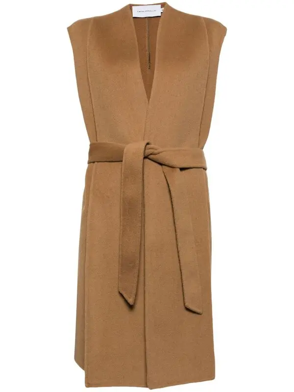 SIMONA CORSELLINI Tie-fastening Wool Gilet