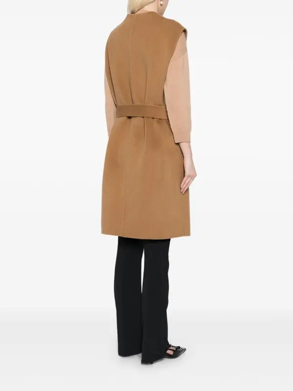 SIMONA CORSELLINI Tie-fastening Wool Gilet