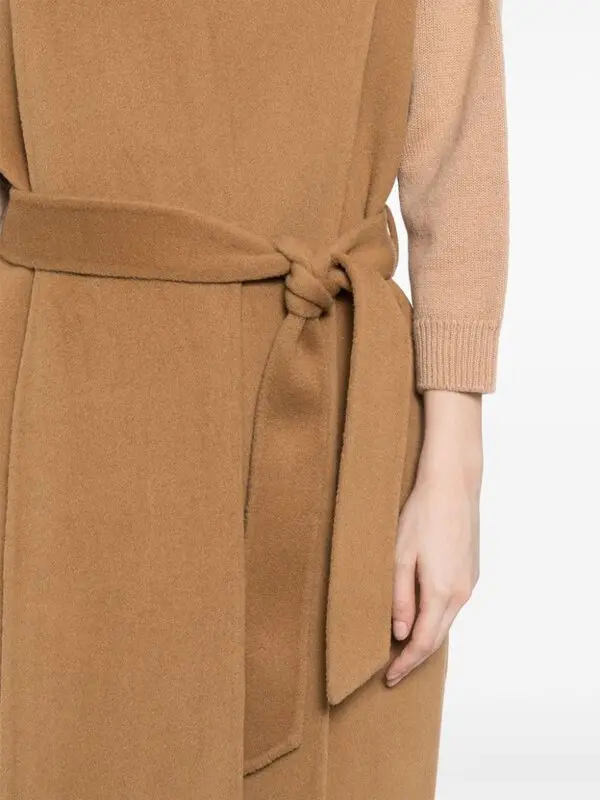 SIMONA CORSELLINI Tie-fastening Wool Gilet