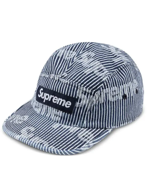 Supreme Denim Camp Cap - Blue