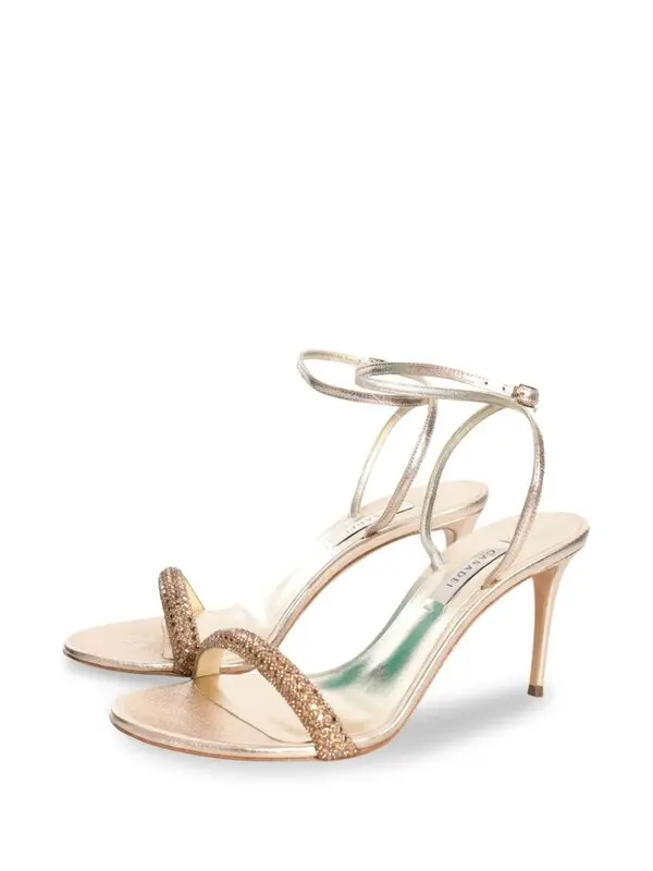 Casadei 90mm Blade Stratosphere Sandals - Neutrals