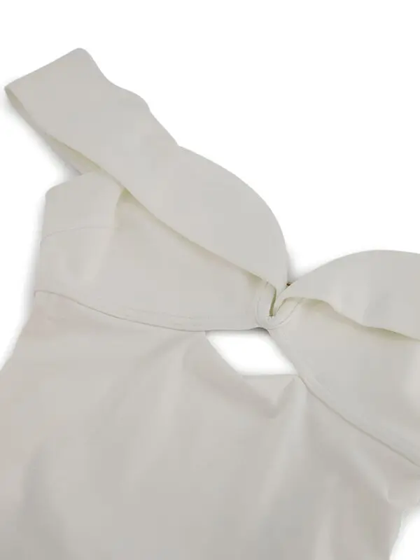 Zimmermann Lexi Off-shoulder One-piece Swimsuit