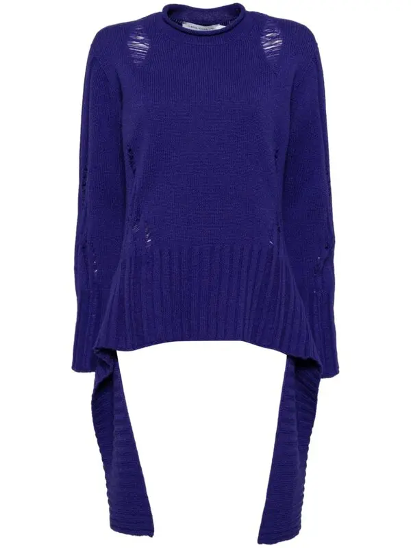 SIMONA CORSELLINI Drop-stitched Jumper