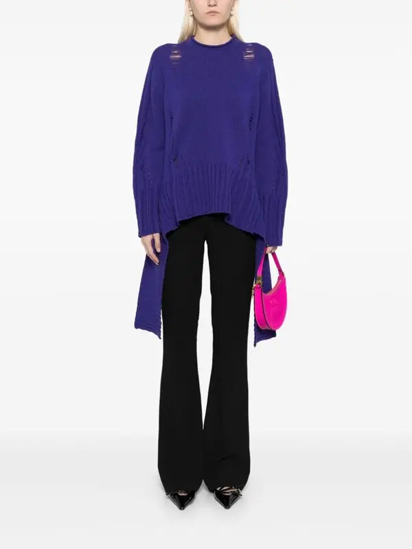 SIMONA CORSELLINI Drop-stitched Jumper