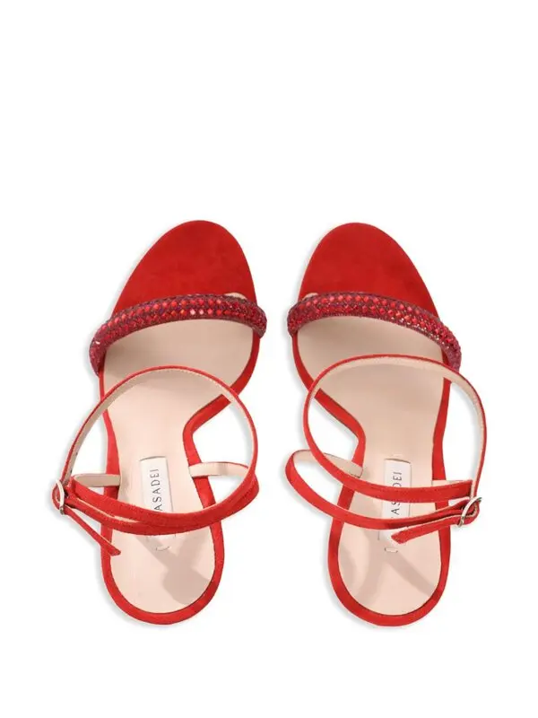 Casadei 100mm Blade Stratosphere Sandals - Red