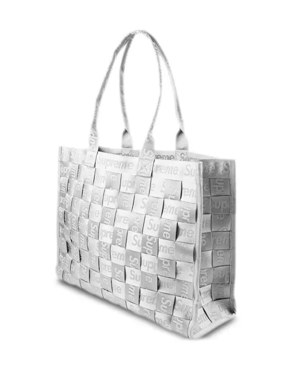 Supreme Woven Utility Bag ハンドバッグ　シルバー 中古・古着通販】Supreme (シュプリーム) Woven Utility Bag