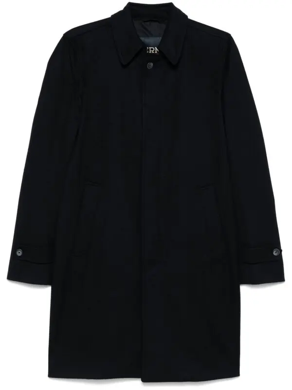 Herno Cashmere Coat - Blue