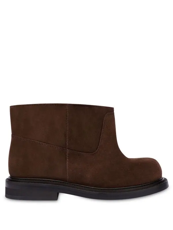 Moschino Olivia Slip-on Ankle Boots - Brown