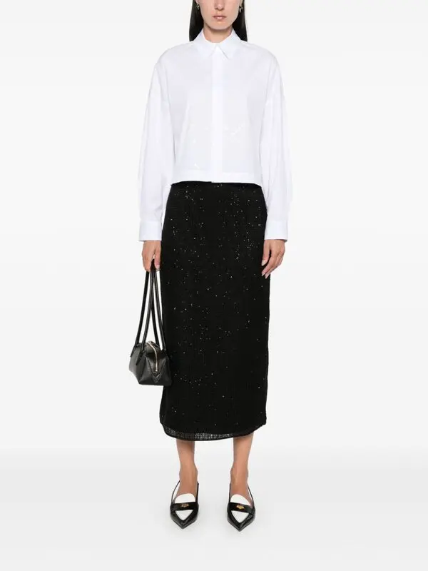 Peserico Mesh Midi Skirt
