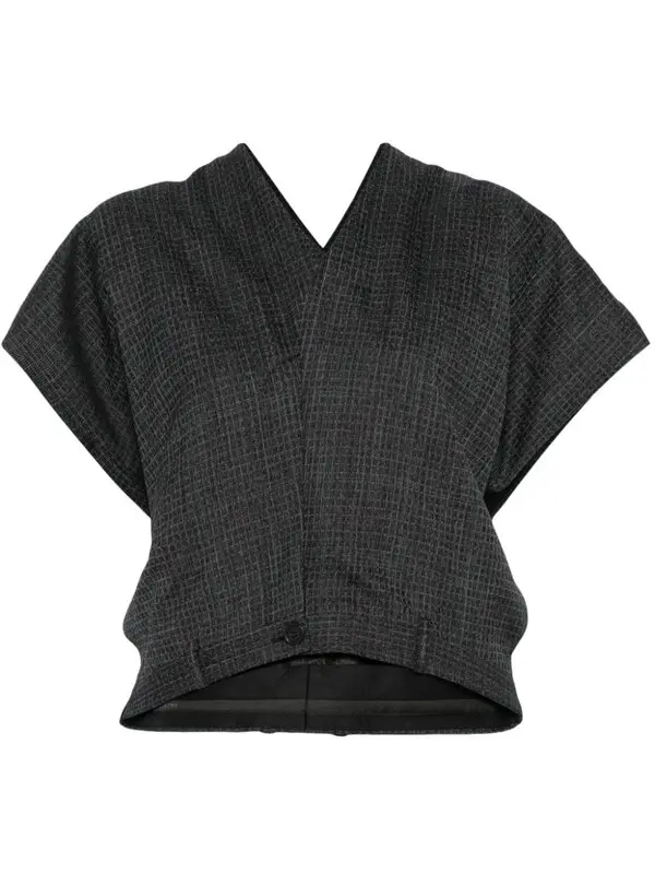 Balenciaga Tailored Wool Top