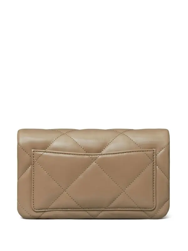Tory Burch Kira Diamond-quilted Wallet-on-chain - Brown