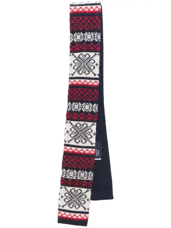 Polo Ralph Lauren Fair-isle Knit Tie - Blue