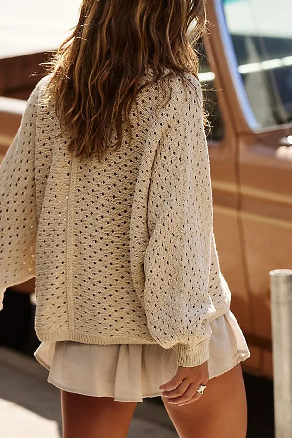 Free People Cabrera Sweater Pullover - Tea
