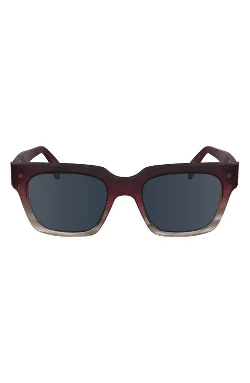 Paul Smith Kenley Rectangular Sunglasses - Burgundy/ Beige