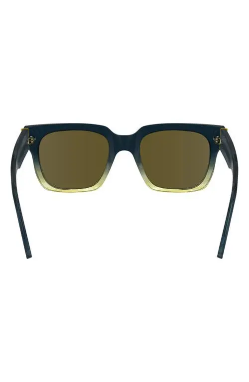 Paul Smith Kenley Rectangular Sunglasses - Petrol/ Sand