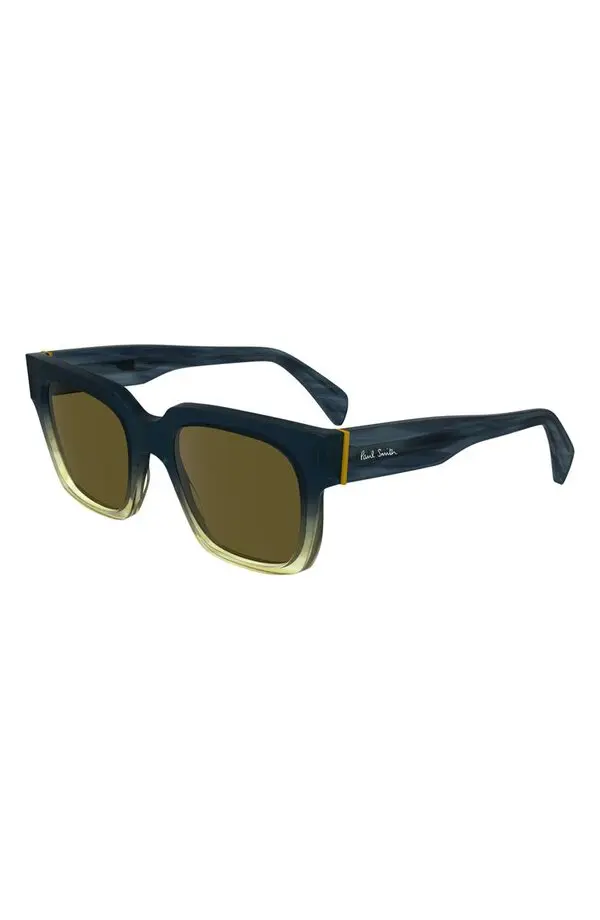 Paul Smith Kenley Rectangular Sunglasses - Petrol/ Sand