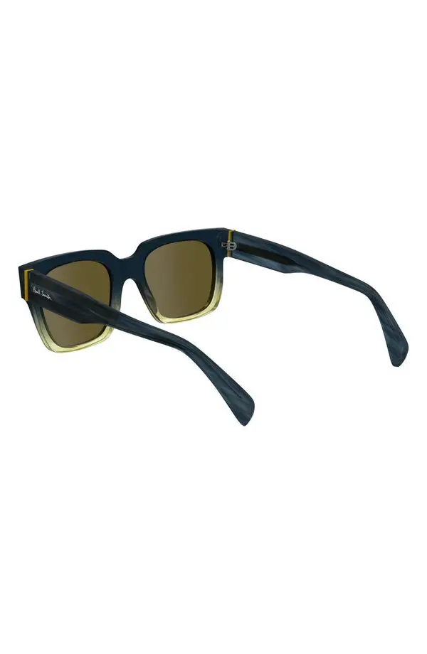 Paul Smith Kenley Rectangular Sunglasses - Petrol/ Sand