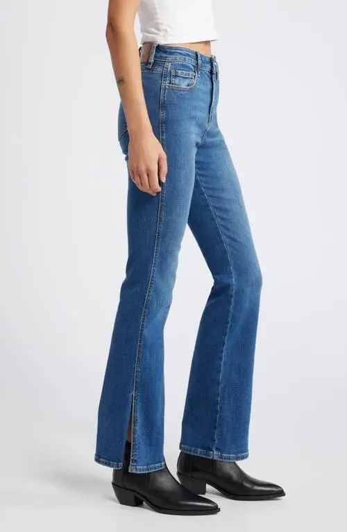 HIDDEN JEANS Side Slit Bootcut Jeans