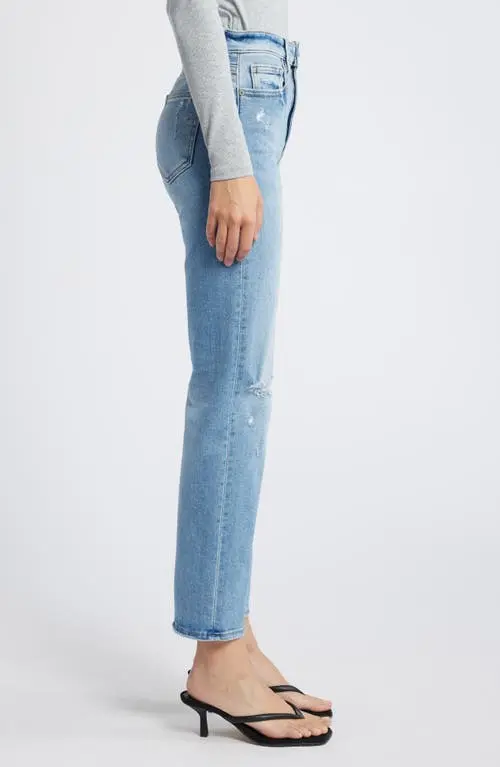 HIDDEN JEANS Ripped Straight Leg Jeans