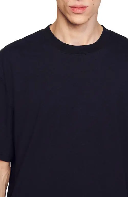 Sandro Oversized T-shirt - Black