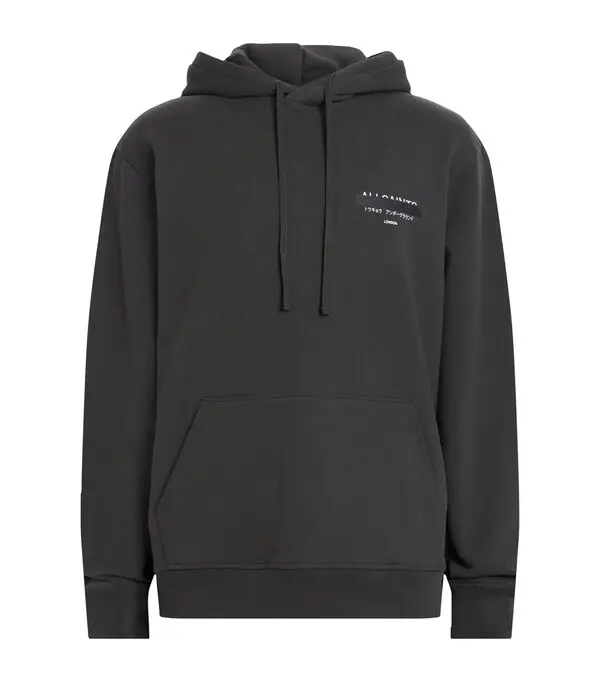 ALLSAINTS Redact Logo Hoodie - Black