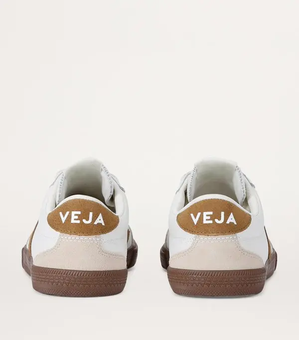VEJA Leather Volley Sneakers - Beige