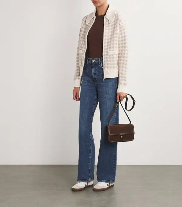 VEJA Leather Volley Sneakers - Beige