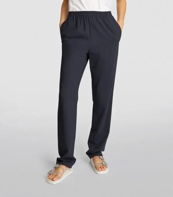 Eskandar Wool Tapered Trousers
