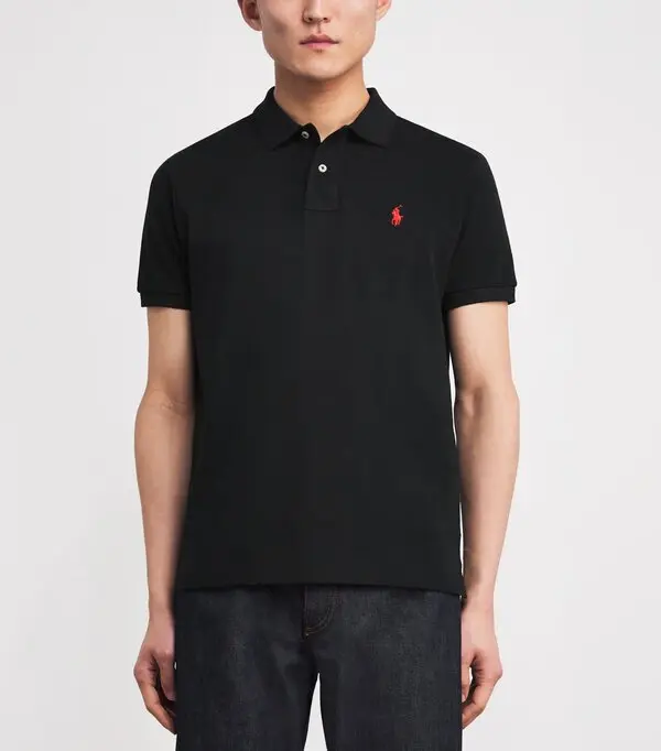 Polo Ralph Lauren Cotton Mesh Custom-fit Polo Shirt