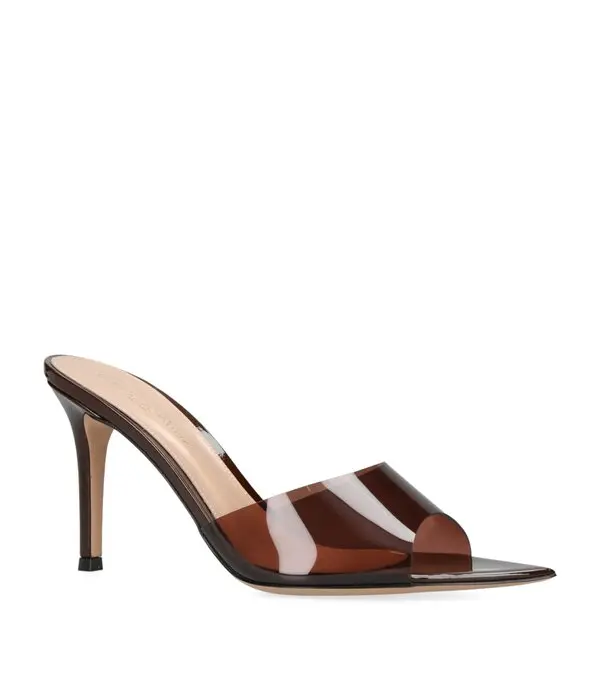 GIANVITO ROSSI Elle Mules 105 - Brown