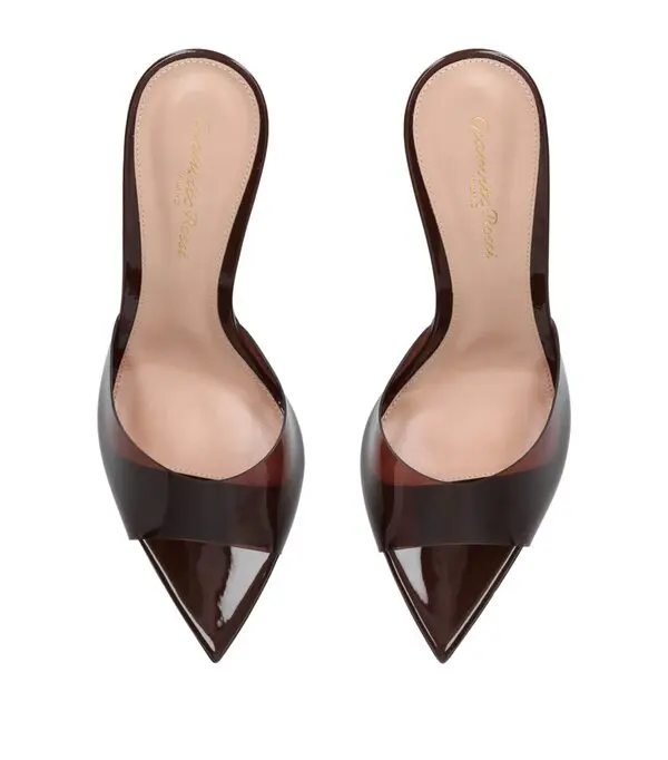 GIANVITO ROSSI Elle Mules 105 - Brown