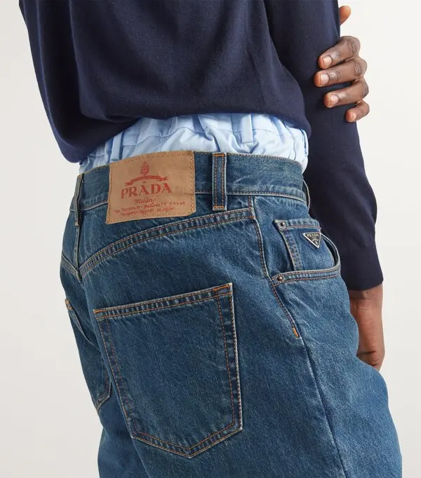 Prada Mid-wash Denim Jeans