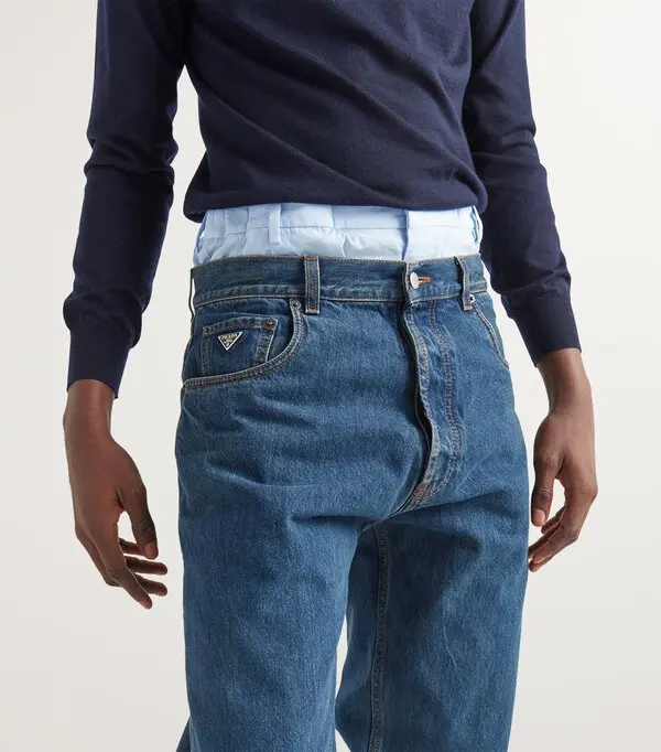 Prada Mid-wash Denim Jeans