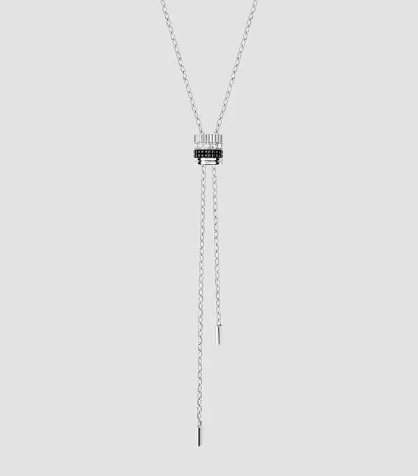Boucheron Quatre White Gold And Diamond Tie Necklace